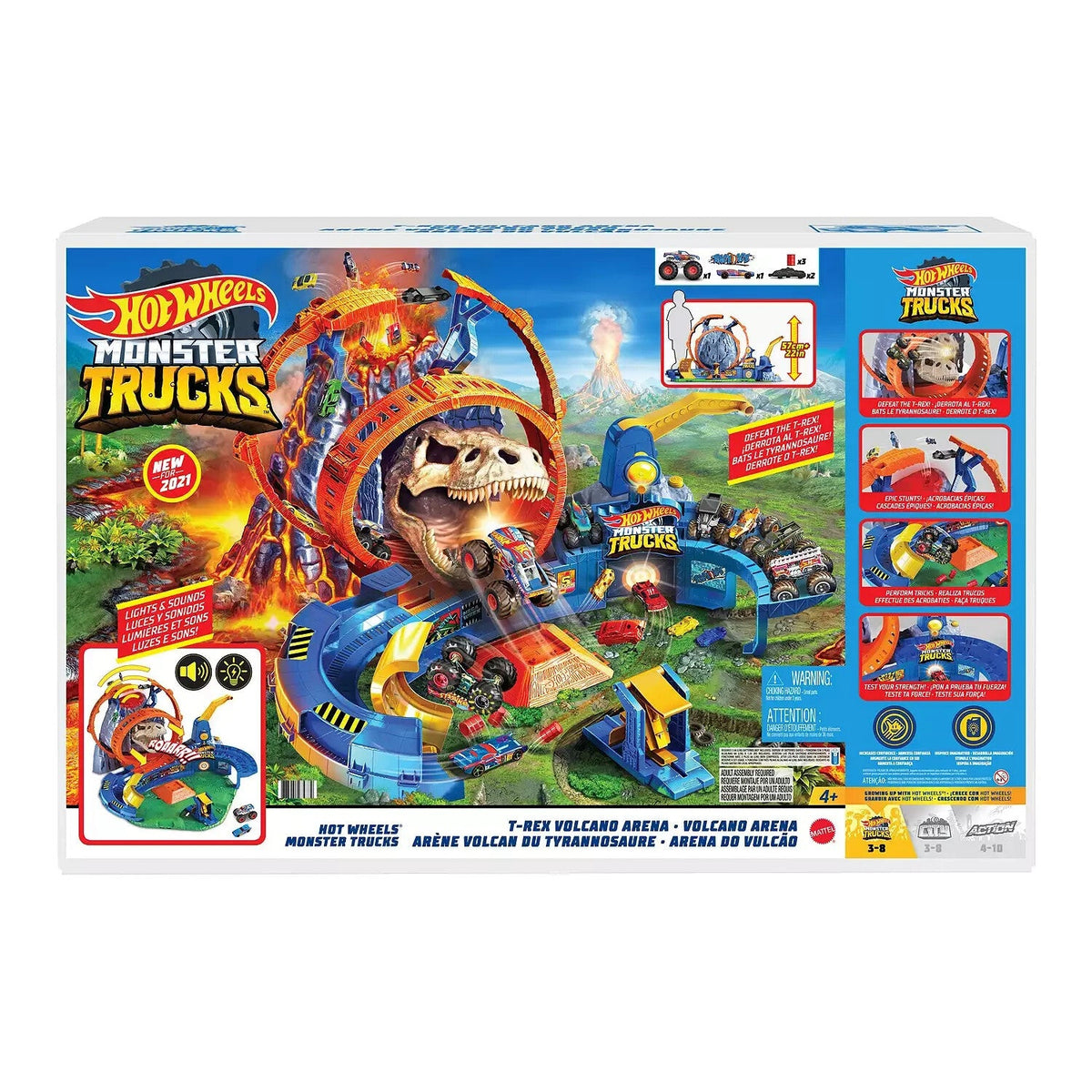 Hot Wheels T Rex volcano arena – Baby & Kid Online Store